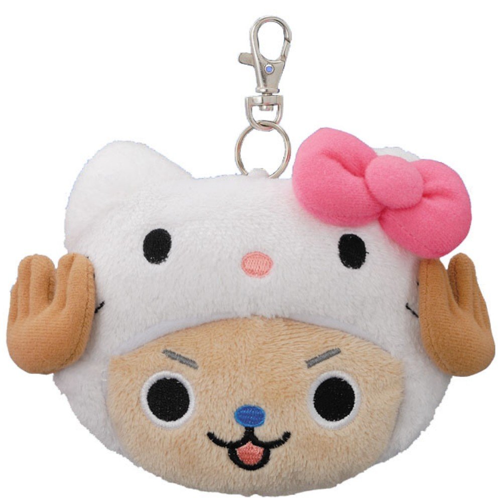 Buy Bandai Hello Kitty X One Piece Plush Doll Reel Pouch Pass Case ...