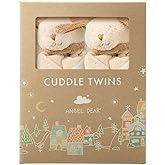 Amazon.com: Angel Dear - Brown Monkey, Cuddle Twins Blankie Set : Baby