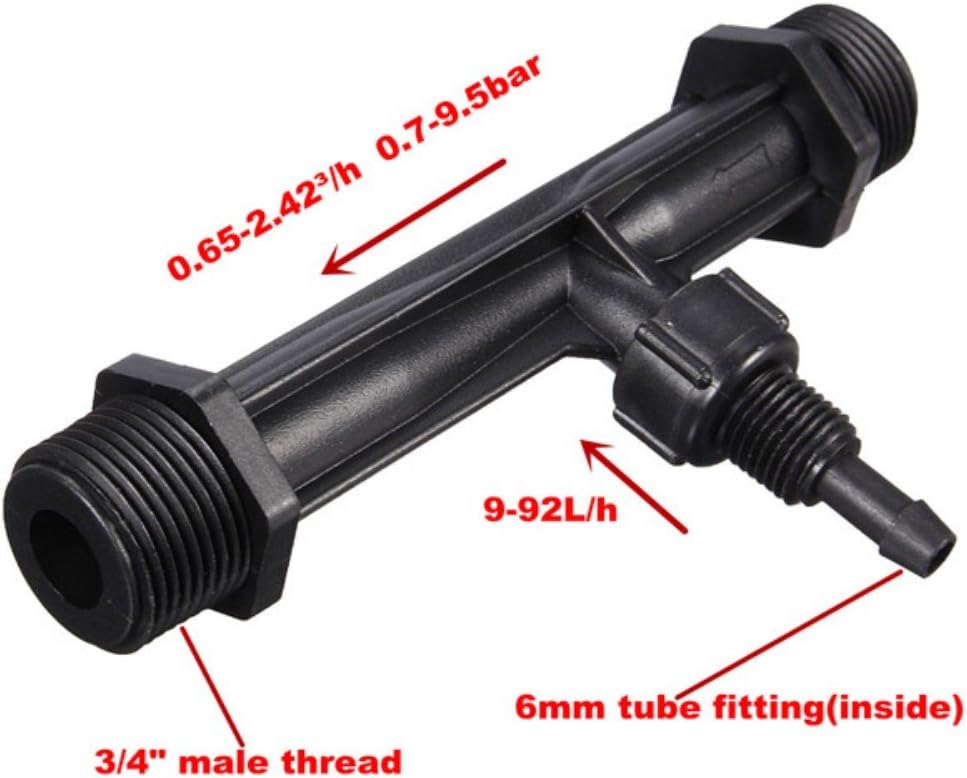Kungfu Mall 3/4 Inch Venturi Fertilizer Mixer Injectors Agriculture ...
