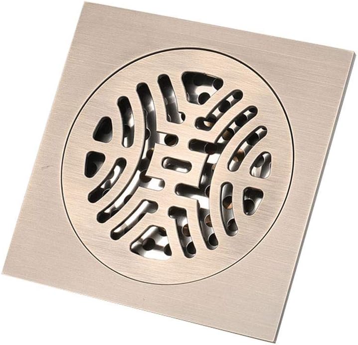 LXYZ Drain de Douche carré de 4 Pouces, crépine de Grille de Drain de ...