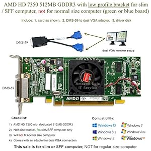 Amazon.com: Epic IT Service - AMD Radeon HD 7350 512MB low profile ...