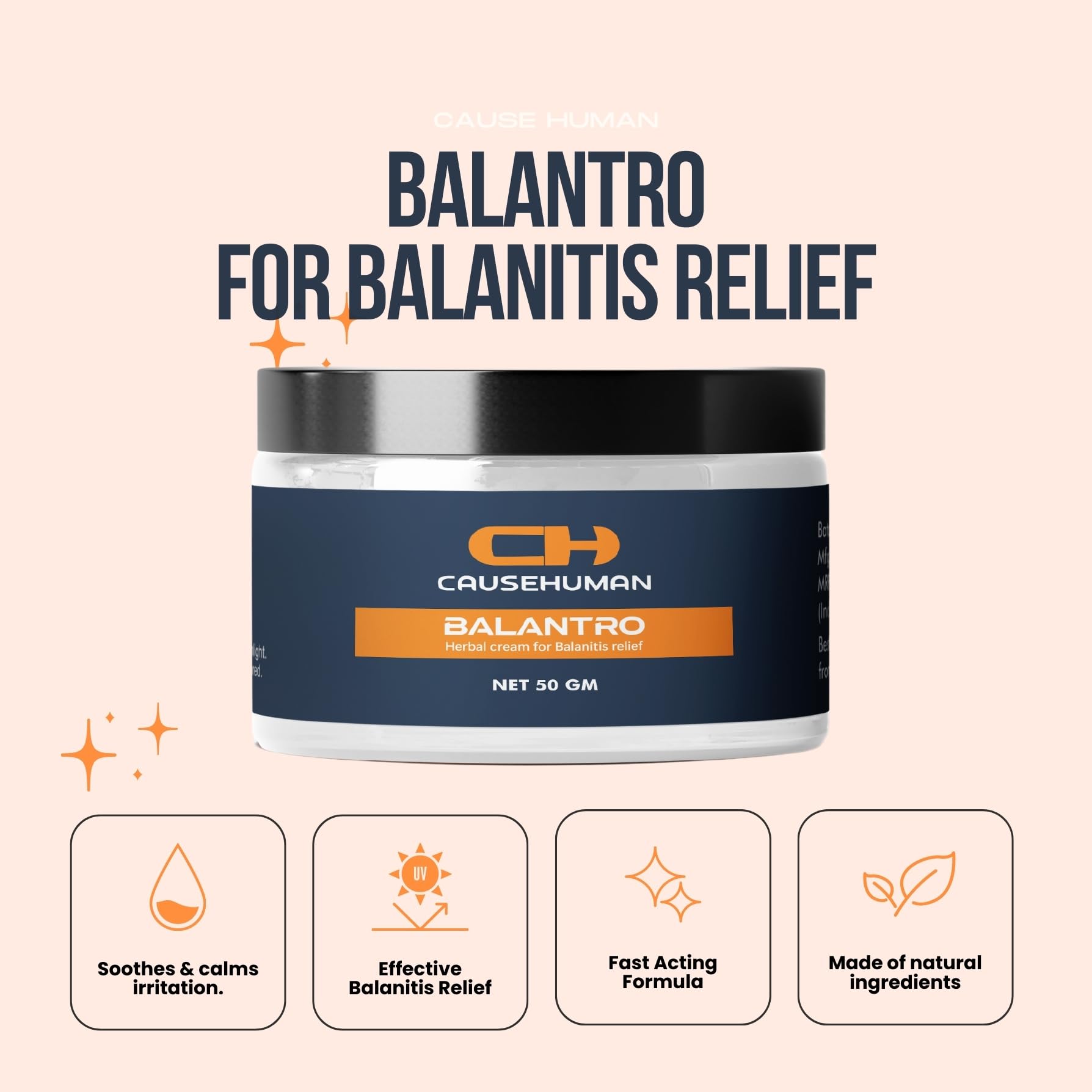 Mua Balantro - Fast-Acting Balanitis Treatment Cream | All-Natural ...