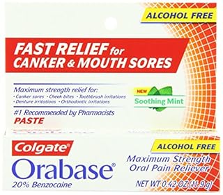Colgate Orabase Paste Alcohol Free Soothing Mint (B003S7TQFC) | Amazon ...