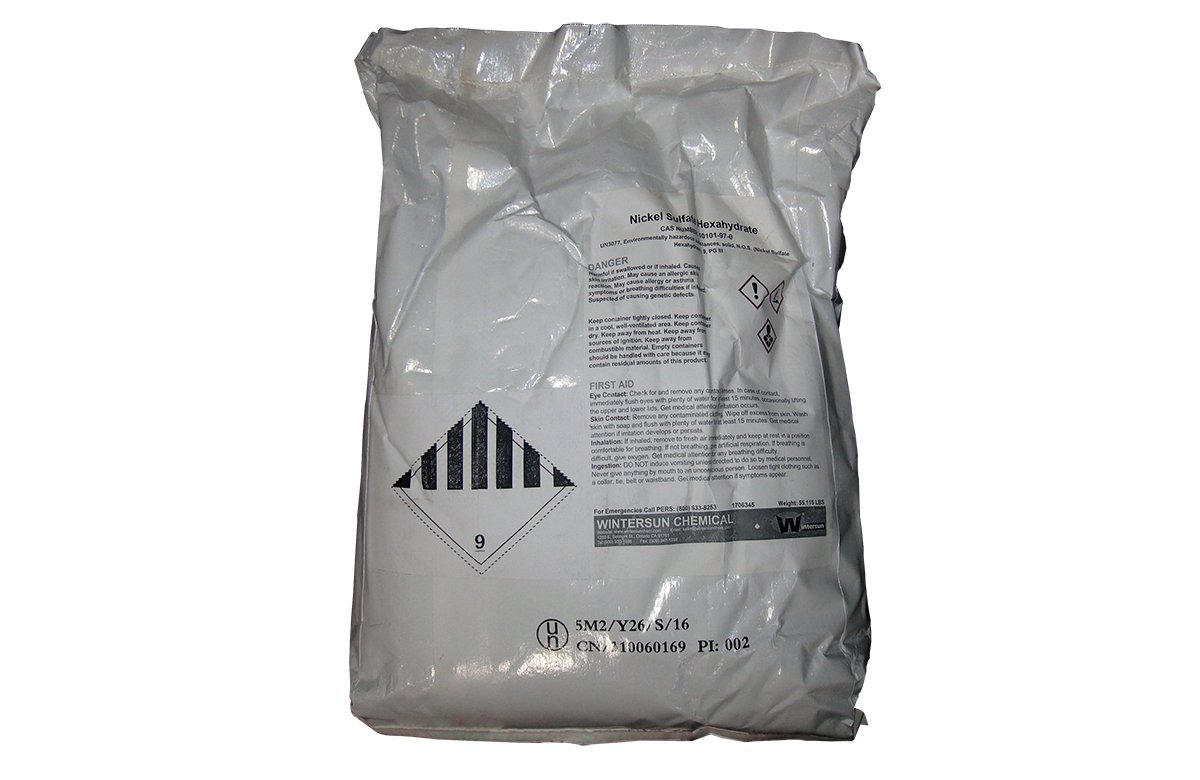 Nickel Sulfate Hexahydrate [NiSO4.6H2O] [CAS_10101-97-0] Green Crystal ...