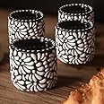 Amazon.com | Handmade Talavera Espresso Cups (4oz - Double Espresso ...