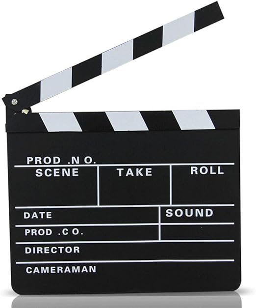 PARTY DISCOUNT ® Filmklappe - Regieklappe 30cm x 26, 5 cm: Amazon.de ...