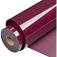 Amazon.com: VINYL FROG Maroon Heat Transfer Vinyl Rolls, 12"x25ft ...