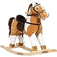 Amazon.com: Rockin' Rider Turbo Rocking Horse, Brown and White, Large ...