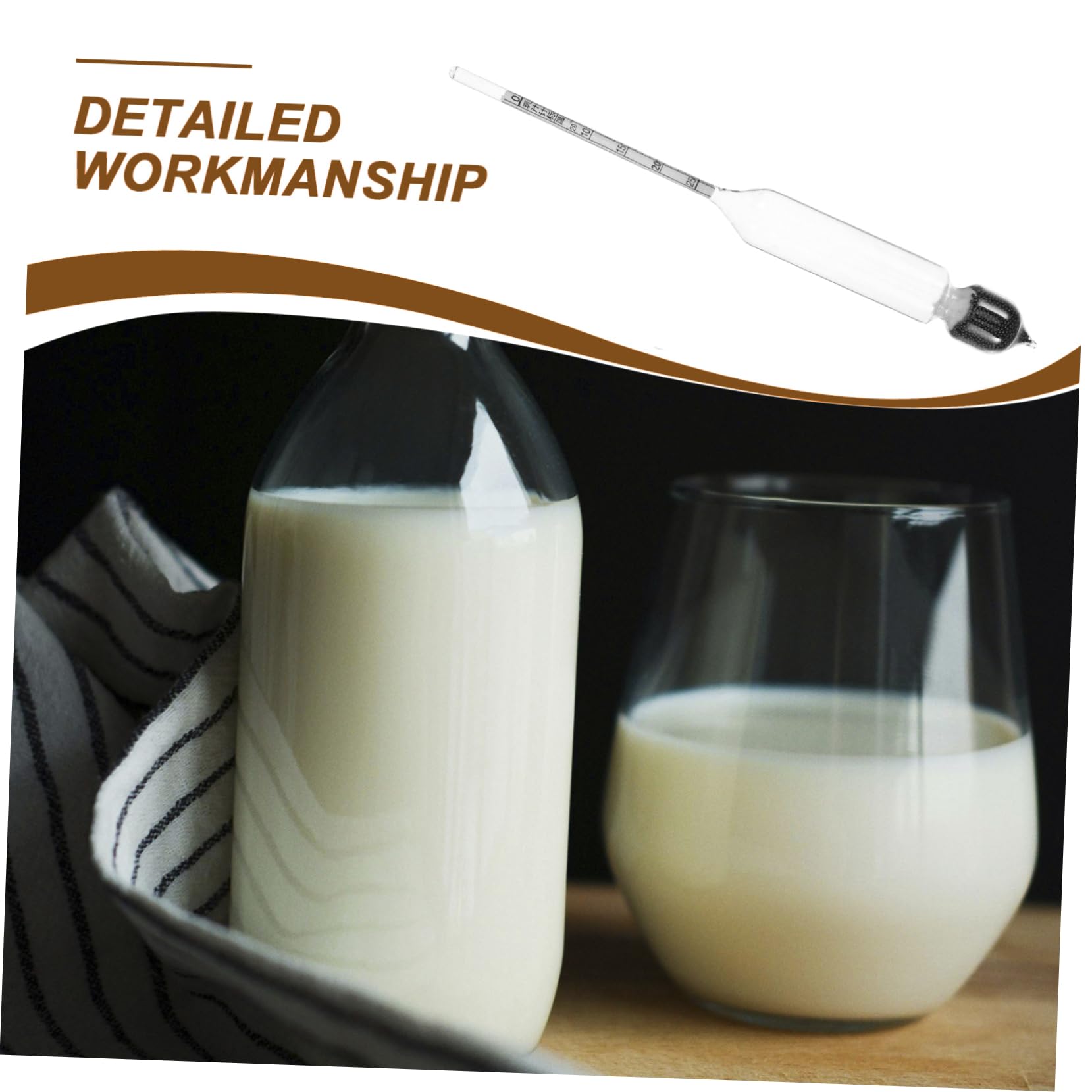 BRIGHTFUFU Milk Hydrometer Lactometer For Milk Testing Hydrometer Milk ...