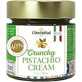 Amazon.com : Pistachio Cream, Premium 45%, Smooth Sicilian Pistachio Spread, 7 oz (200g ...