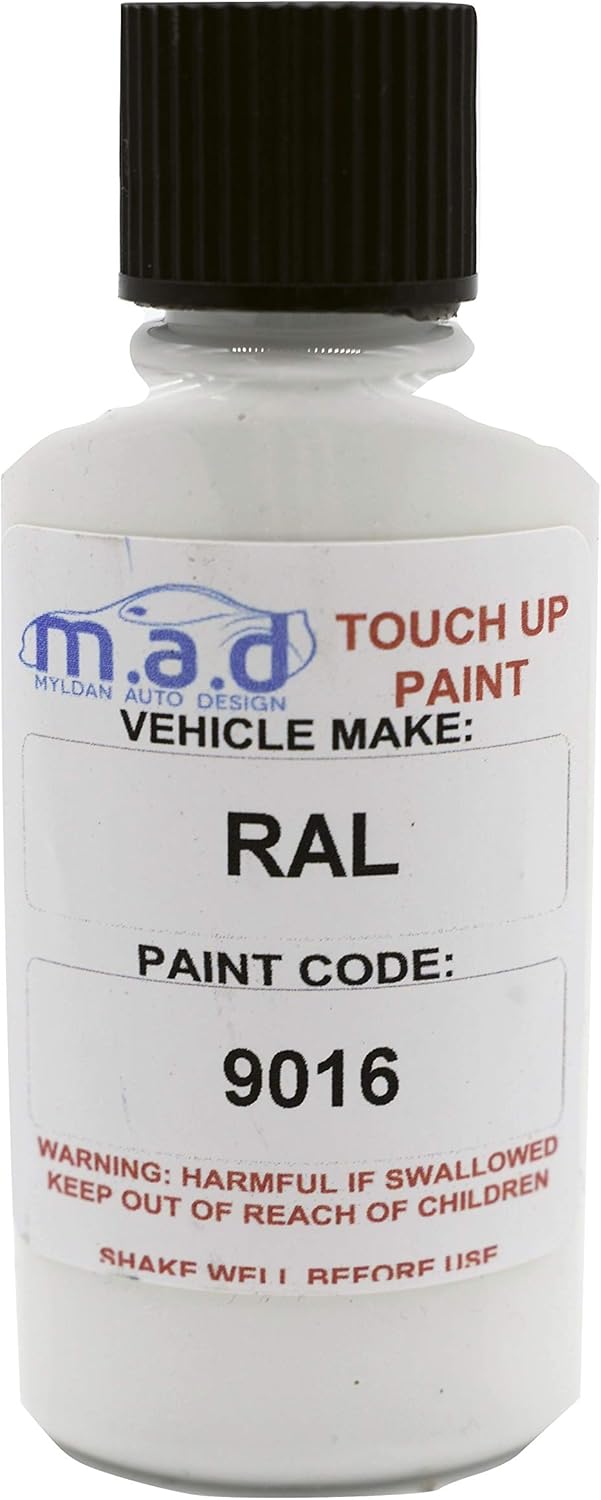MyldanAutoDesign RAL 9016 TRAFFIC WHITE TOUCH UP KIT REPAIR KIT PAINT ...