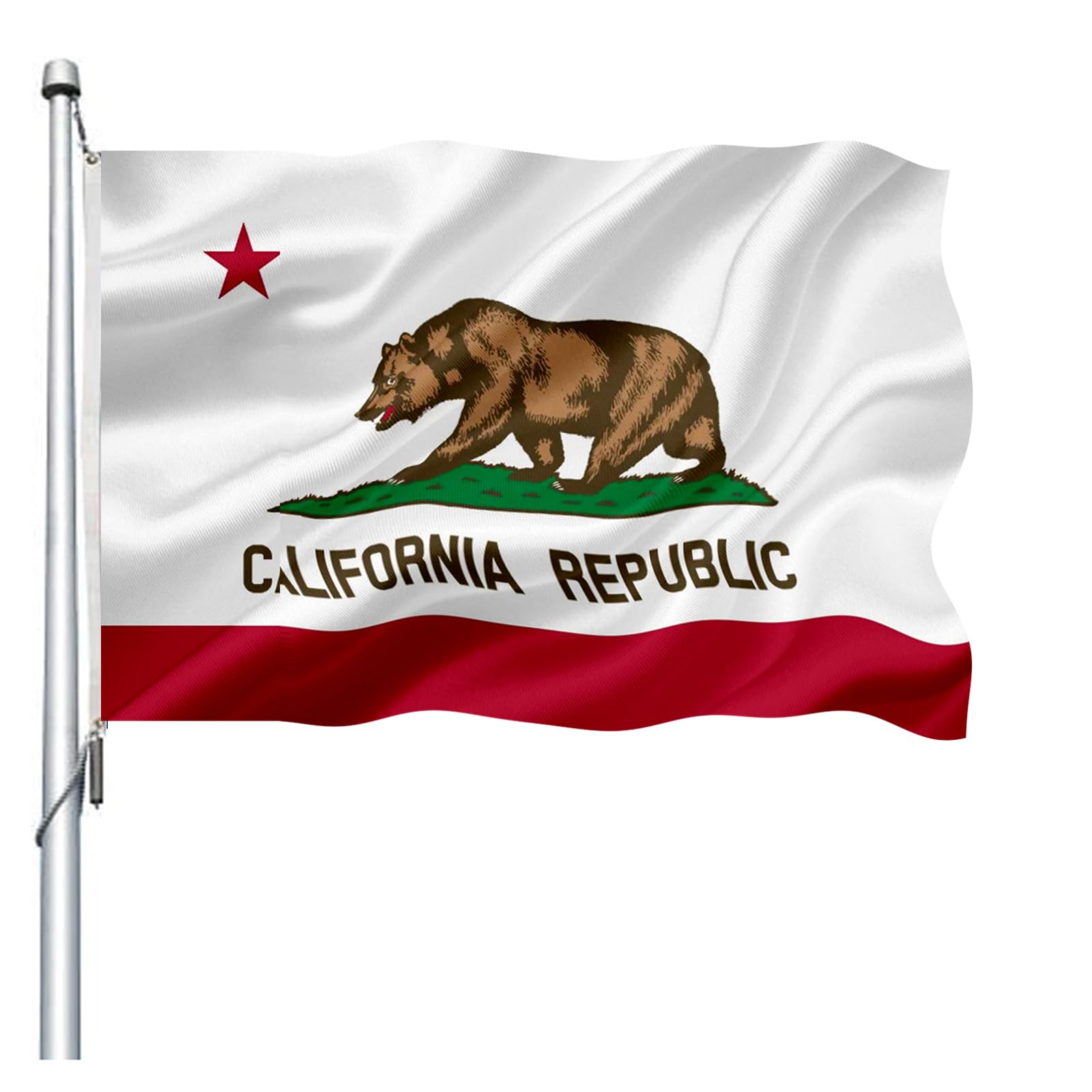 California Flag 3x5 Outdoor Double Sided- Heavy Duty California ...
