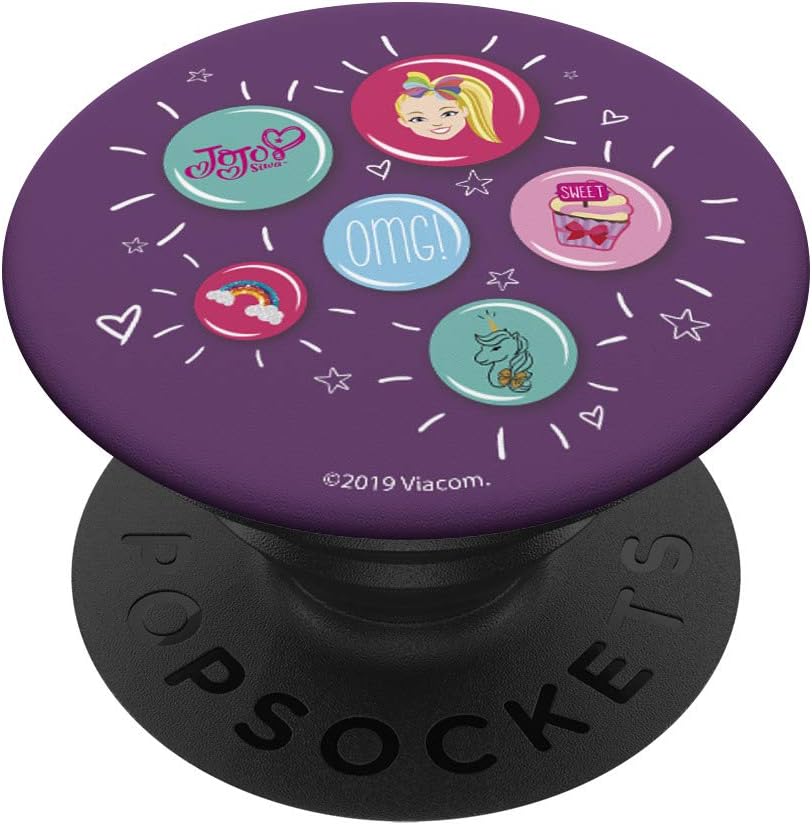 Amazon.com: Jojo Siwa Buttons PopSockets Grip and Stand for Phones and ...