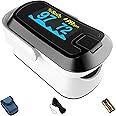 Amazon.com: mibest OLED Finger Pulse Oximeter, O2 Meter, Dual Color ...