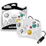 Amazon.com: Old Skool Controller Compatible with GameCube/Wii - Silver ...