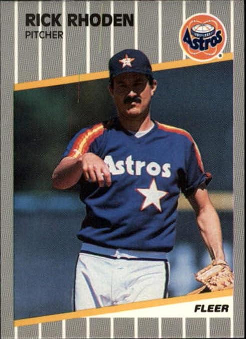 Amazon.com: 1989 Fleer Update Baseball #U-89 Rick Rhoden Houston Astros ...