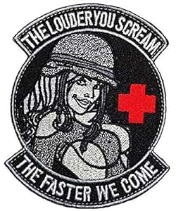 Amazon.com: Louder You Scream The Faster We Come Military Pinup Girl ...