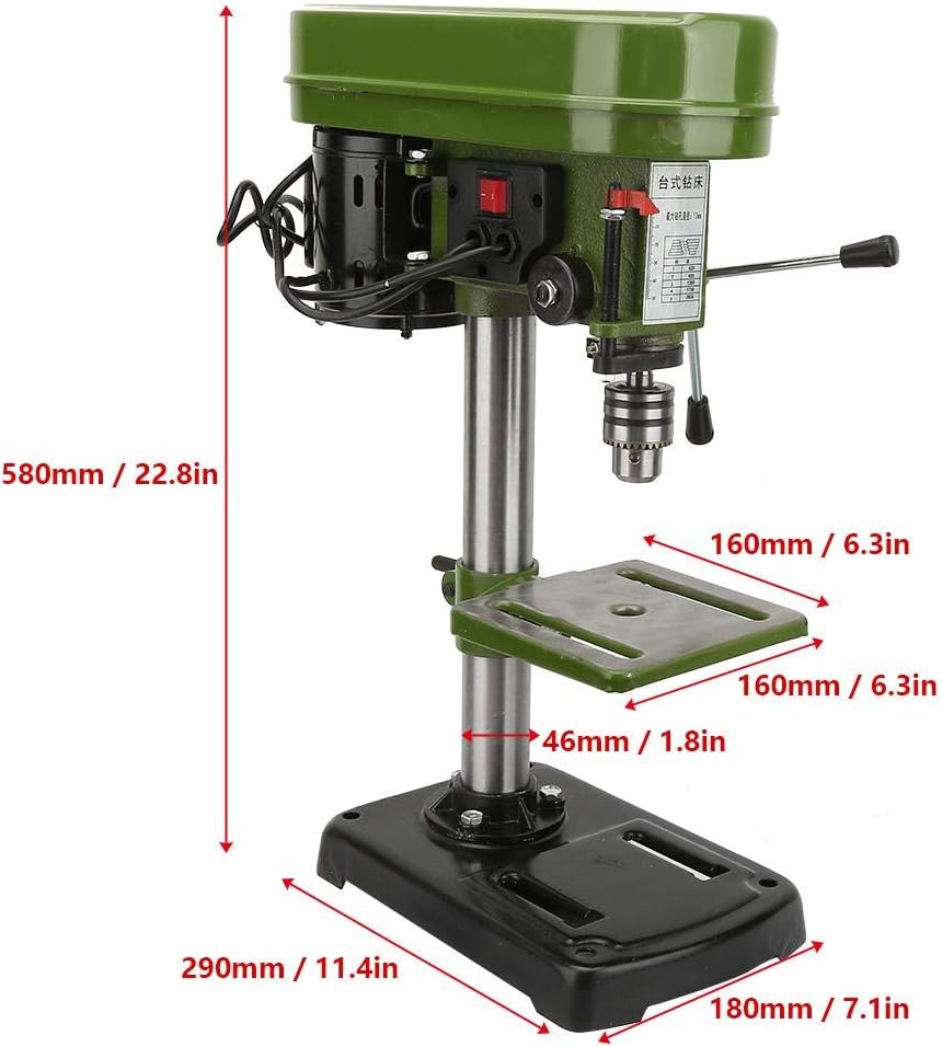 Miniature Electric Floor Drill Press Stand Multifunction Worktable ...