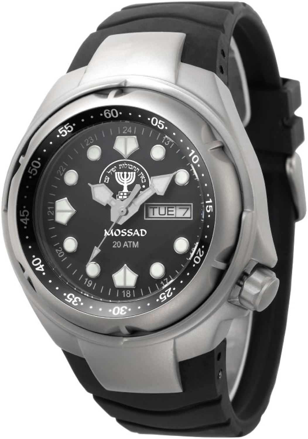 ADI 223 Mossad Herren Taktische Armbanduhr - IDF Mossad Unit Symbol ...