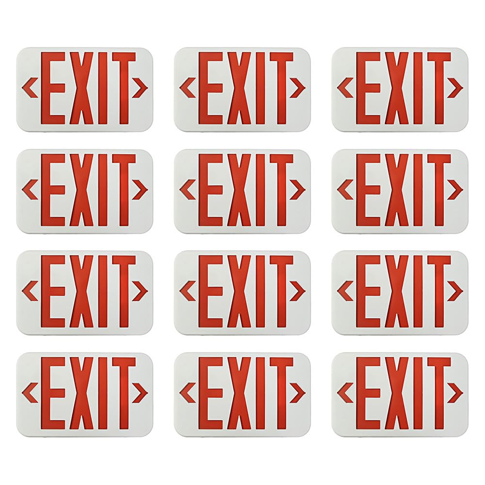 Mua Ciata 12 Pack Led Emergency Exit Sign with Battery Backup ...