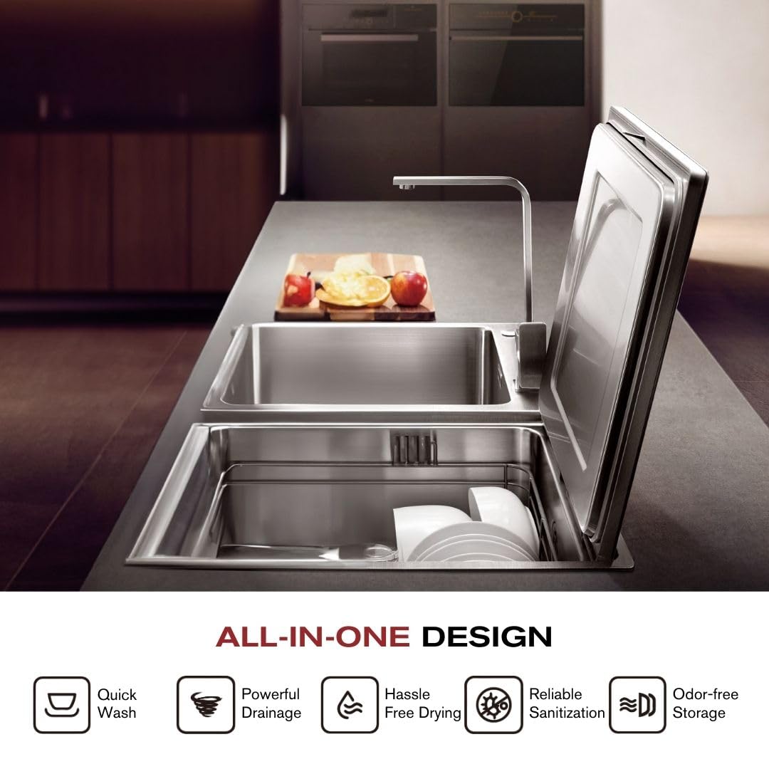 Mua FOTILE SD2F-P5 3-in-1 In-Sink Dishwasher & Kitchen Sink Combo with ...