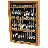 Amazon.com: 36 Souvenir Tea Spoon Display Case Rack Wall Mountable ...