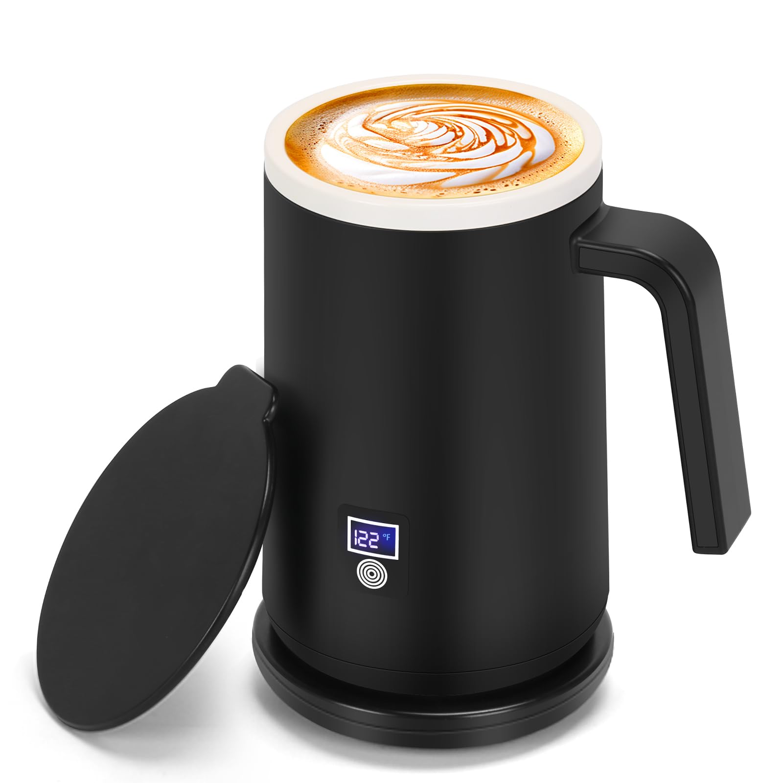 Constant Temperature Heating Cup, 12oz Rechargeable Smart Mug Warmer with Temperature Control ...