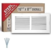 Fits 14x14 Duct Opening | Steel Return Air Filter Grille by Handua ...