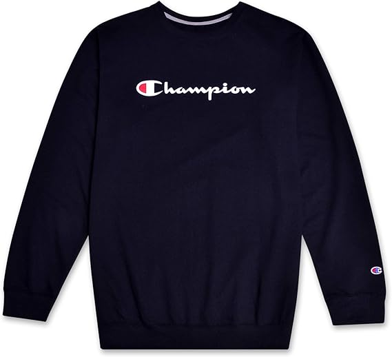 Amazon.com: Champion Sudadera para hombre grande y alto logotipo suéter ...