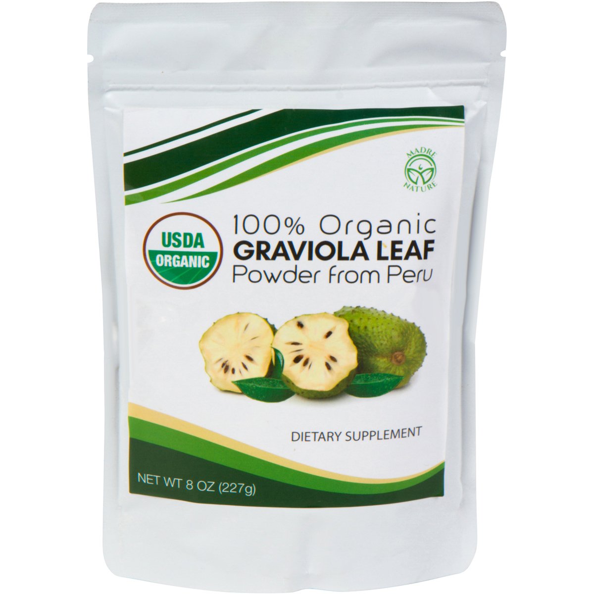 Amazon.com : Graviola (Soursop) FRUIT Powder, All-Natural Pure Graviola ...