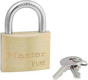 Master Lock V Line 50mm Key Type 41242 Brass Padlock Keyed Alike ...