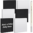 Amazon.com : NatureTouch Black&White Sticky Notes 3x3 Inches with ...