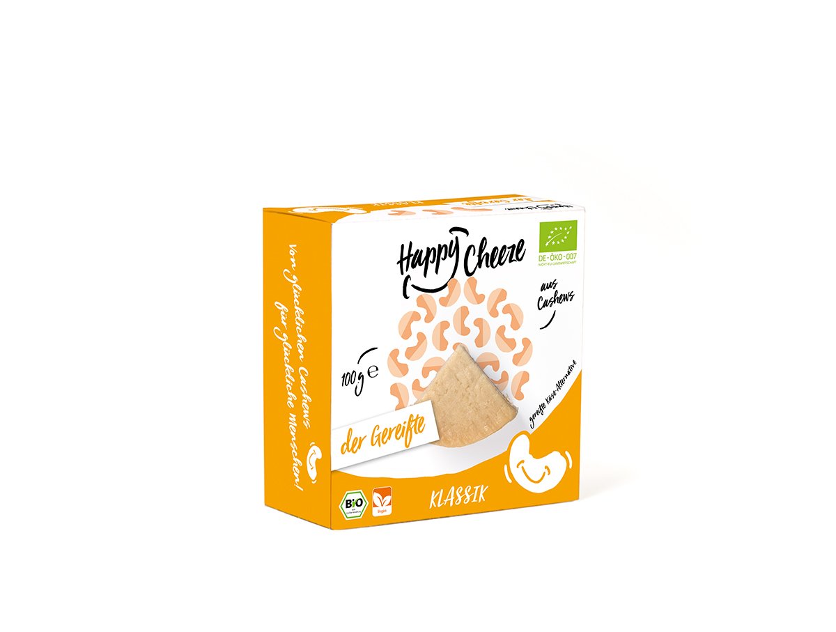 Happy Cheeze, gereift, 100g (Bio) (Klassik): Amazon.de: Lebensmittel ...