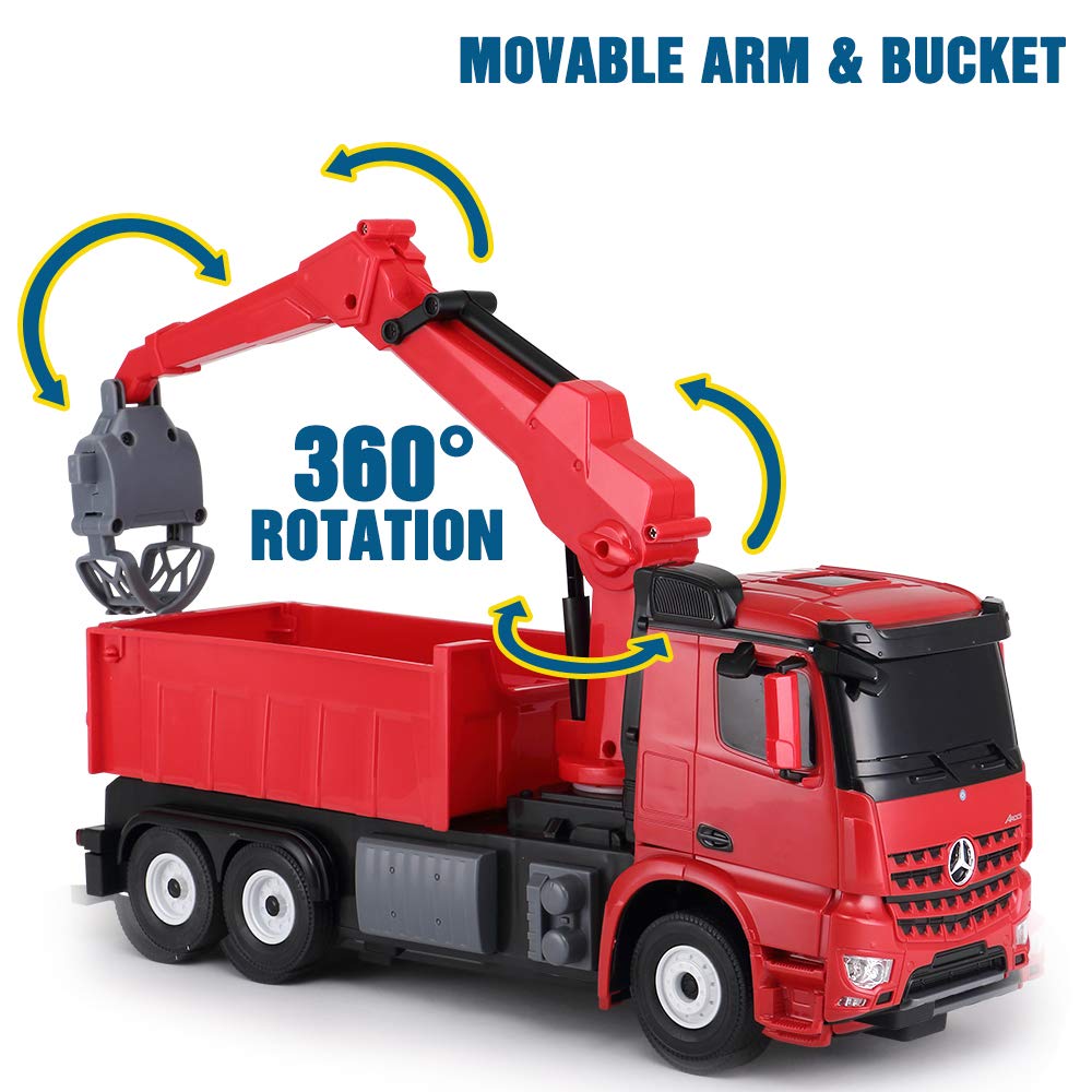 Mua RASTAR RC Logging Truck Toys 1:24 Scale Mercedes-Benz Arocs Remote ...