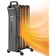Amazon.com: COSTWAY 1500W Oil Filled Radiator Heater, Electric Oil ...