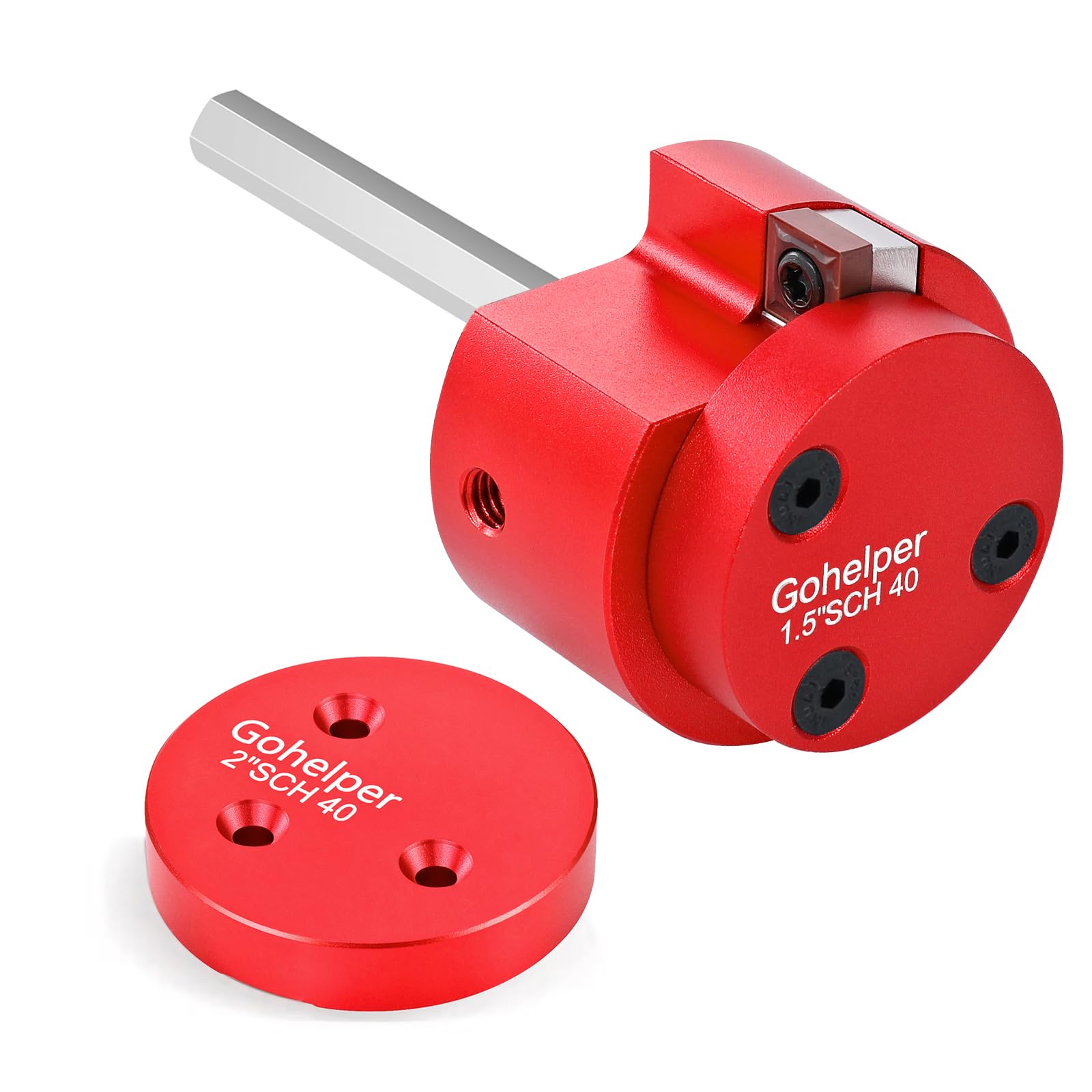 Mua PVC Fitting Saver with 1-½-Inch and 2 Inch Head Aluminum, PVC Pipe Reamer, PVC Socket Saver ...