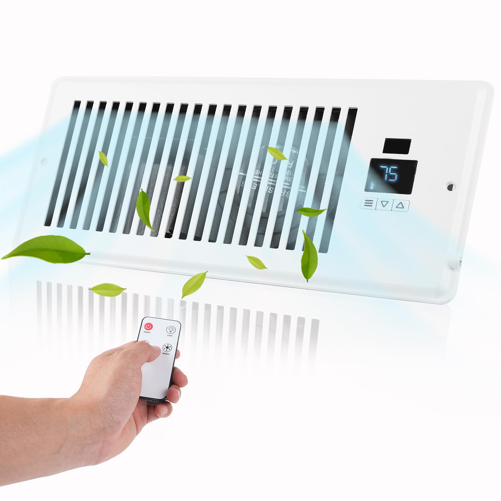 [All-New] Powerful Turbo Register Booster Fan - Airflow Boost AC Vent ...