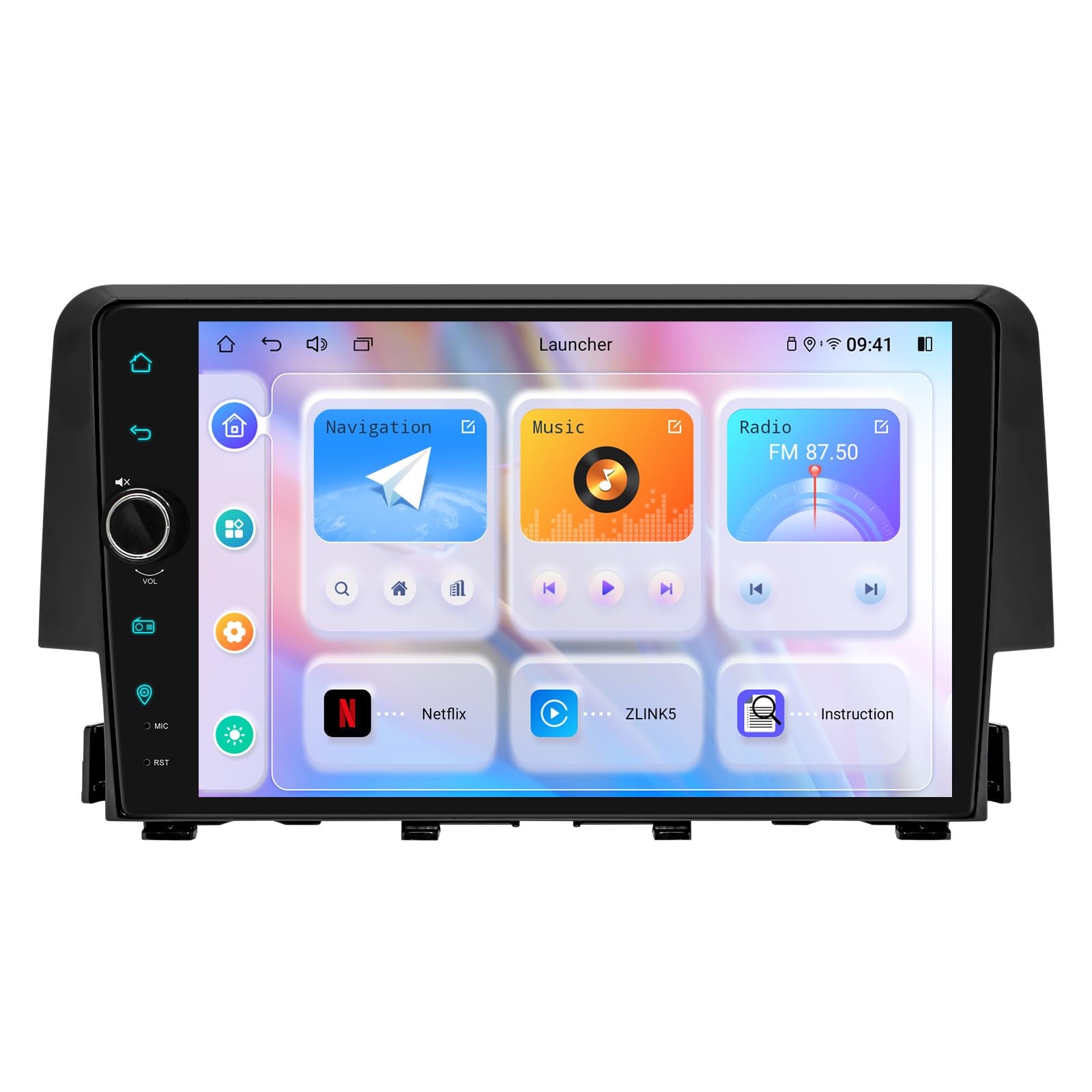 JOYING Car Radio for Honda Civic 2016-2021 Android 12 Car Stereo 9 Inch ...