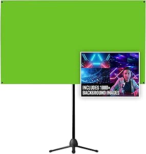 Amazon.com: Valera Explorer Green Screen with Stand - Portable Chroma ...
