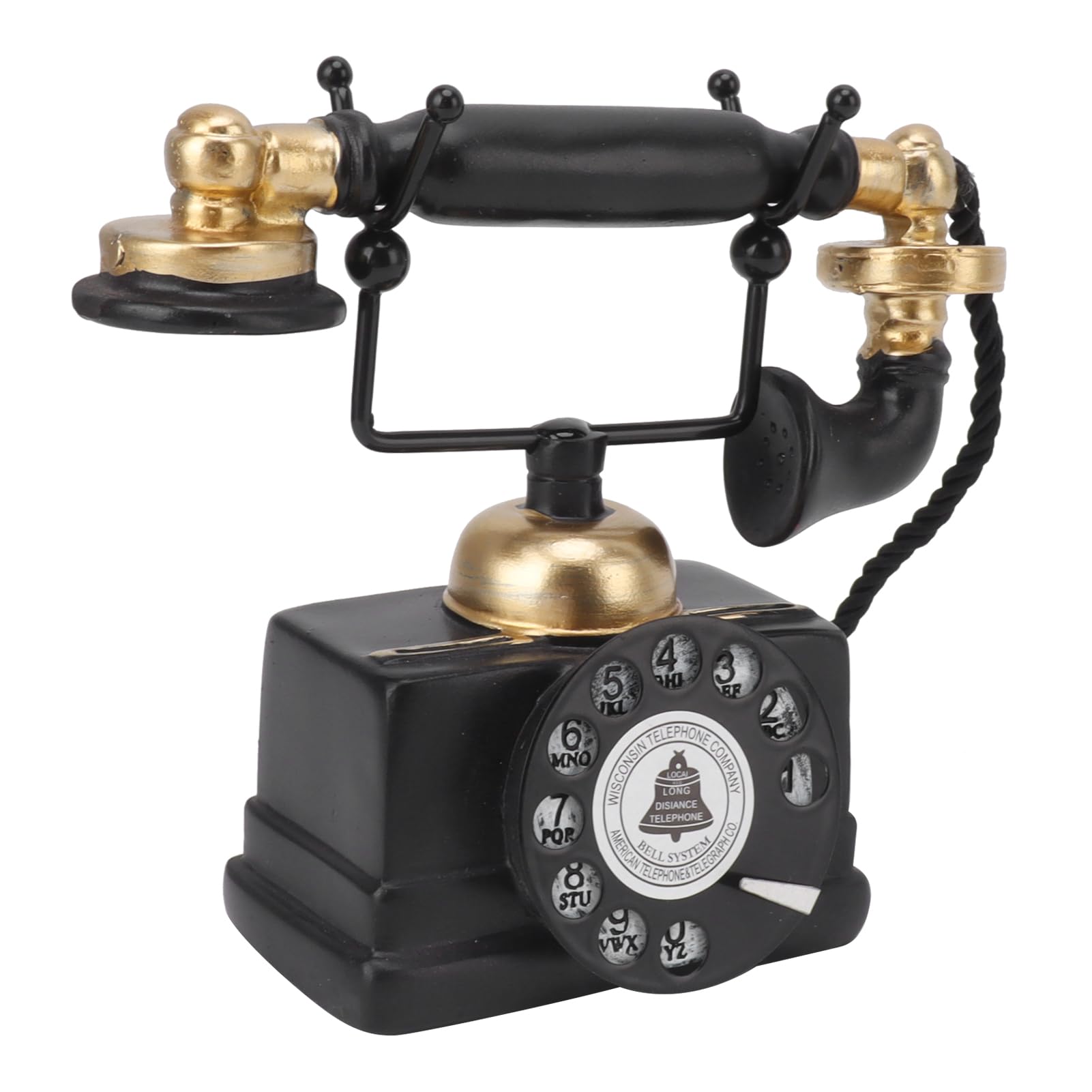 AUNMAS Antique Phones Corded Landline Telephone Vintage Classic Rotary ...