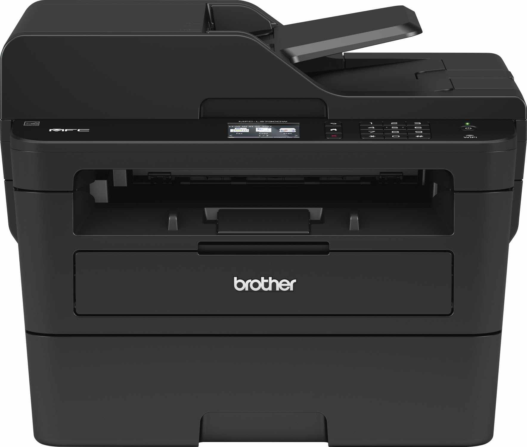 Brother MFCL2730DW Monochrome All-in-One Wireless Laser Printer, Duplex ...