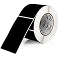 Amazon.com : Perco Black 3x5 Inch Rectangle Sticker Labels with ...