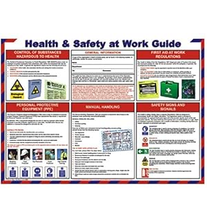 Health & Safety at work guide Poster 590x420mm - (P302): Amazon.co.uk ...