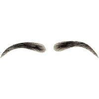 Amazon.com : Justin Happy One Pair Fake Eyebrows Handmade Human Hair ...