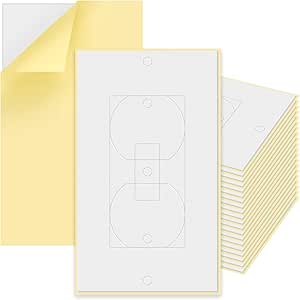 50 Pack Outlet Wall Plate Insulation Gasket Weatherproof Wall Gasket ...