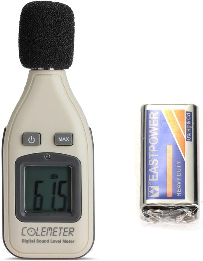 COLEMETER Digital Decibel Sound Level Meter Tester 30 dBA - 130 dBA ...
