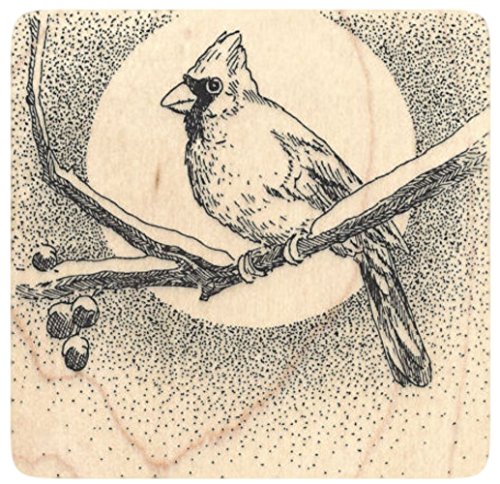 Cardinal Rubber Stamps | Kritters in the Mailbox | Cardinal Rubber Stamp