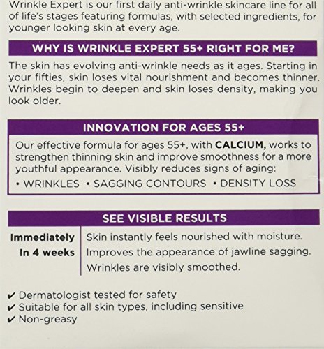 L'Oreal Paris Skincare Wrinkle Expert 55+ Anti-Aging Face Moisturizer ...