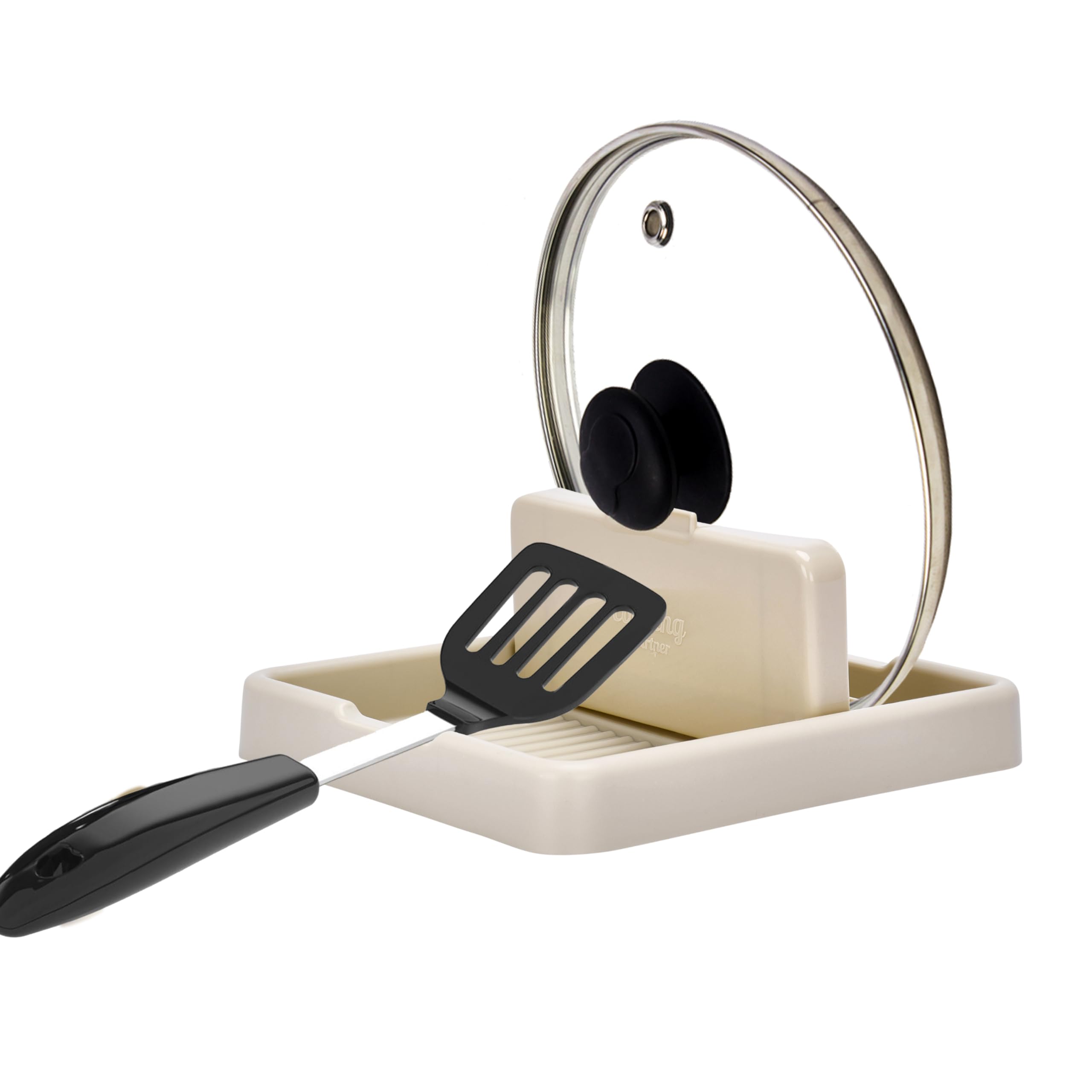 Noa Store Spoon and Lid Rest - Cute and Compact Two-in-One Utensil ...