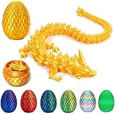 Amazon.com: 3D Printed Dragon Egg, Mystery Crystal Dragon Egg Fidget Toys Surprise, Articulated ...
